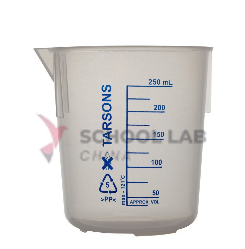 Plastic Graduated Beaker - 250ml - Pack of 10